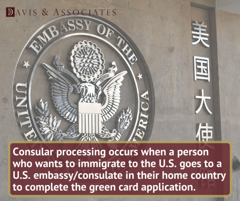 What is Consular Processing? | Davis & Associates Immigration Law