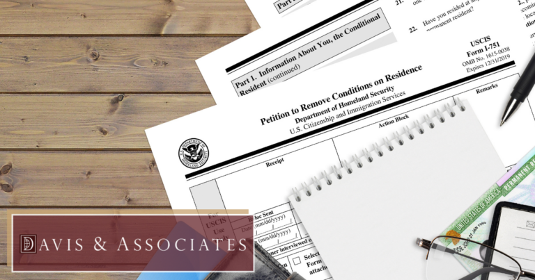 Removal of Conditions | Free Consultation | Davis & Associates